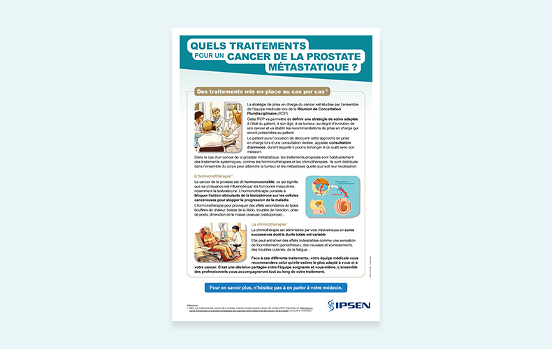 Les traitements pour un cancer de la prostate métastatique - Hello Ipsen
